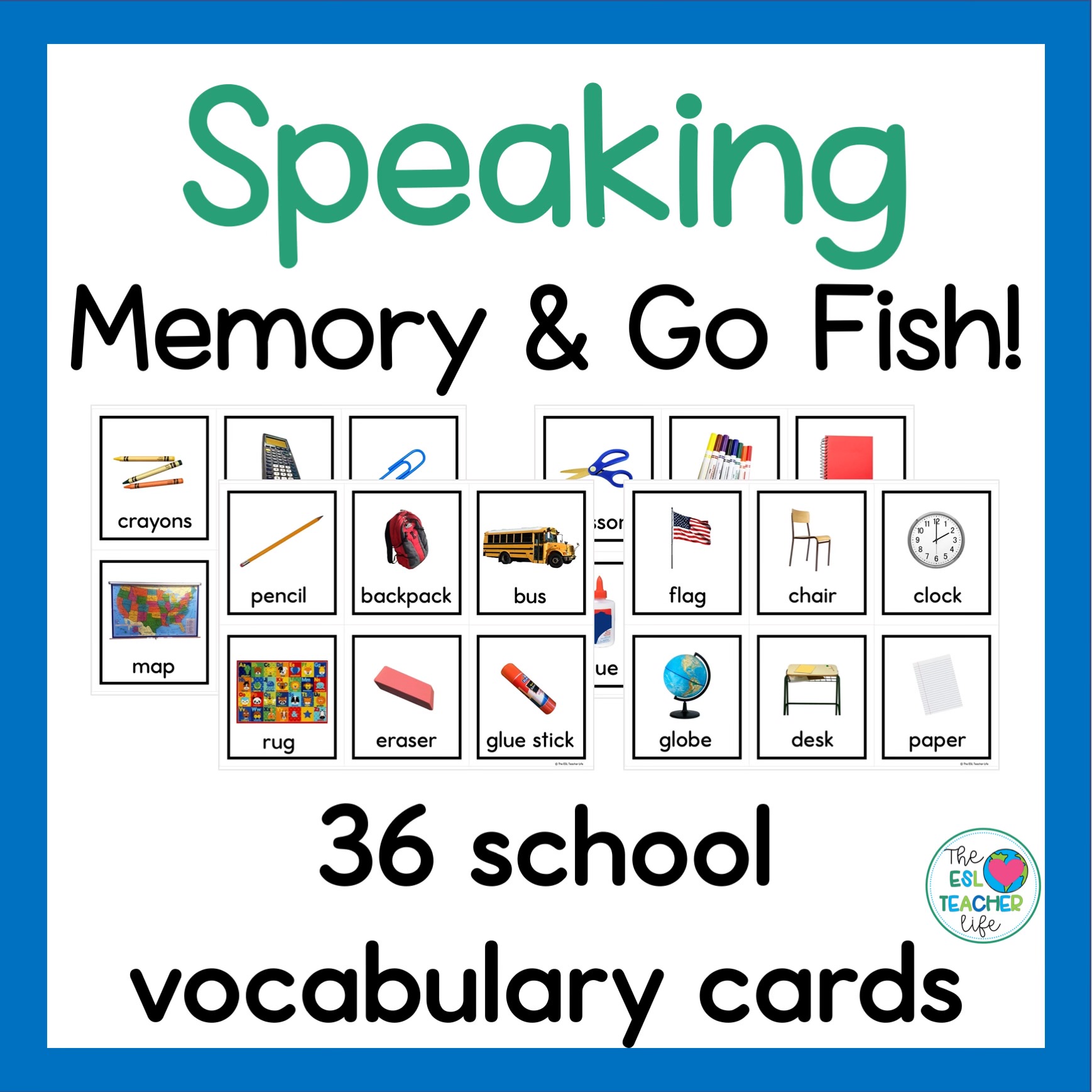 Matching Games for ESL - The ESL Teacher Life