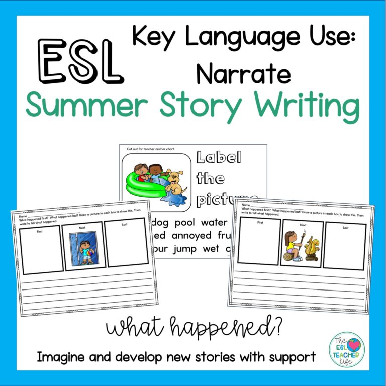 Summer Teaching Resources for English Learners - The ESL Teacher Life