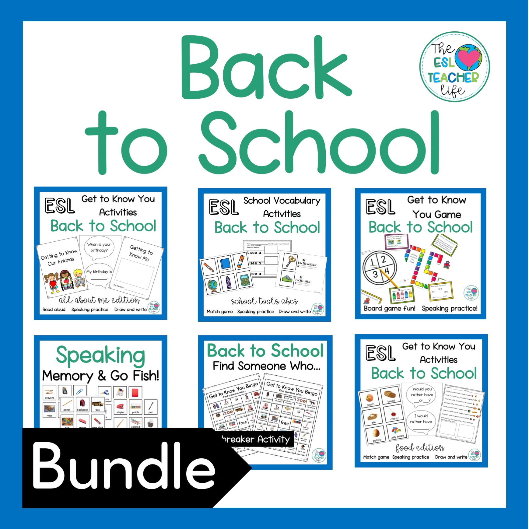 5 ESL Speaking Activities - The ESL Teacher Life