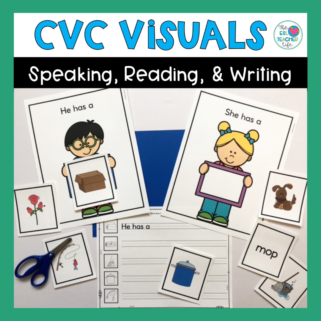 CVC Words in the ESL Classroom - The ESL Teacher Life